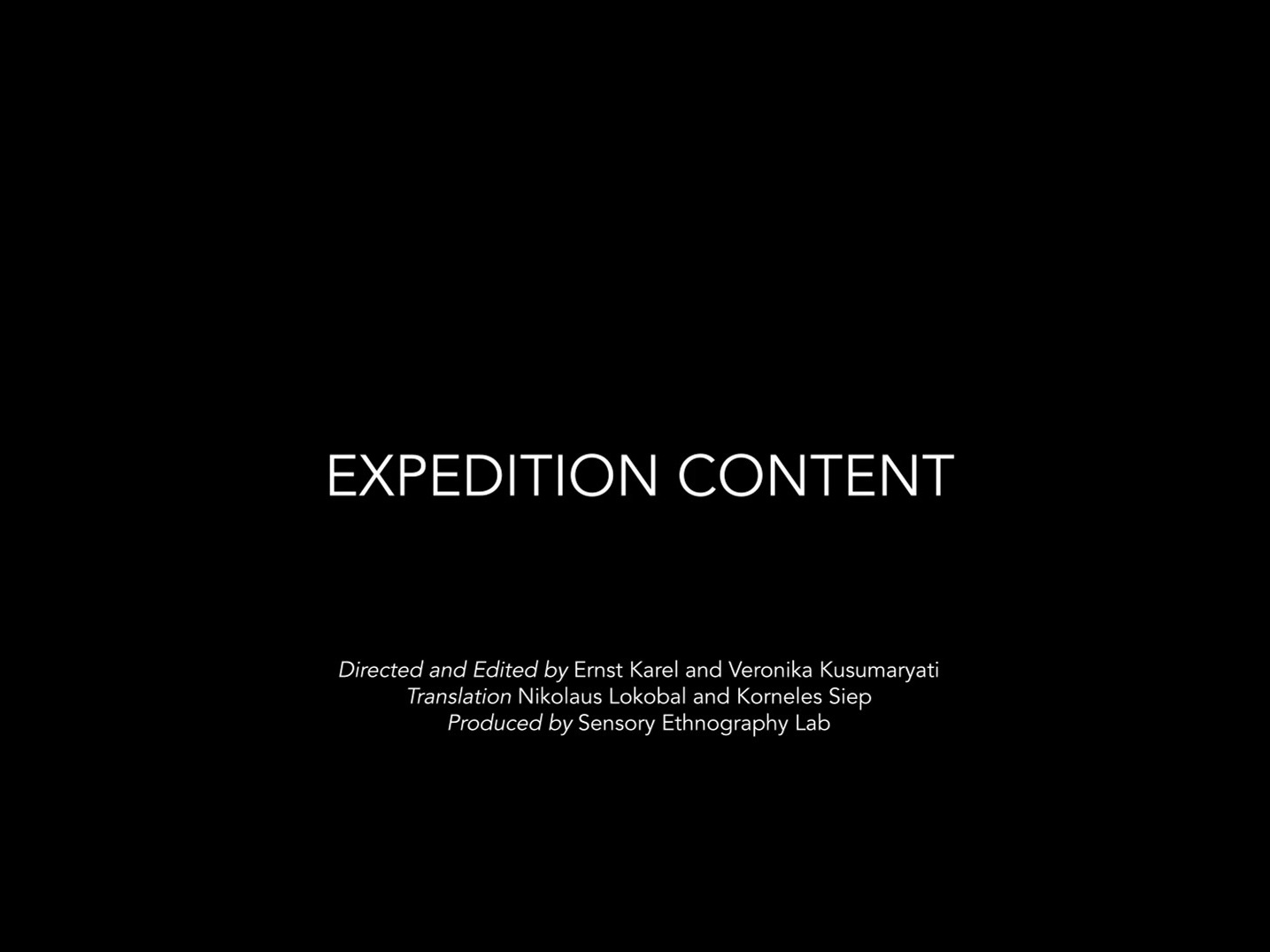 Expedition Content - Full Cast & Crew - TV Guide