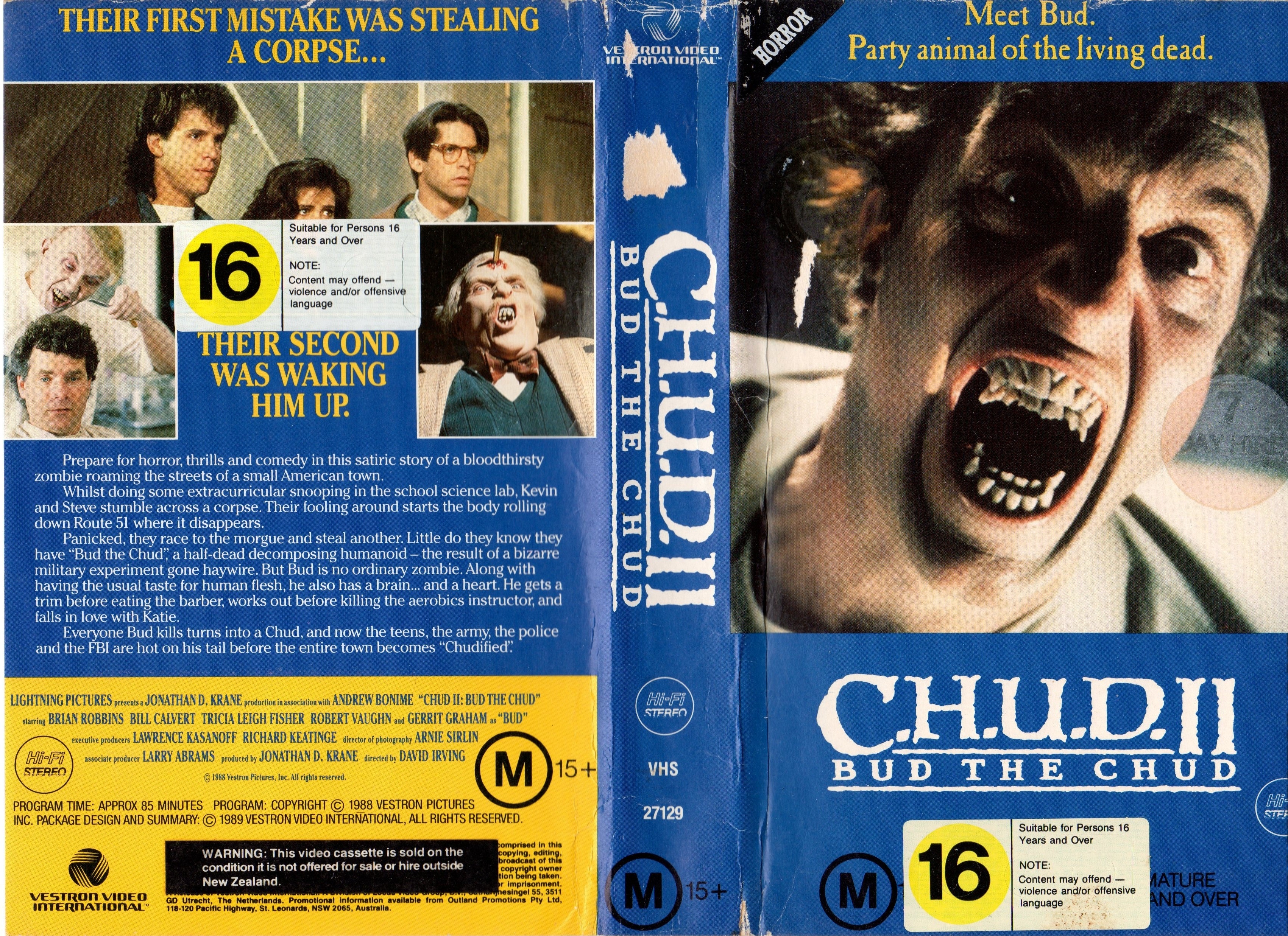 C.H.U.D. II: Bud the Chud - Where to Watch and Stream - TV Guide
