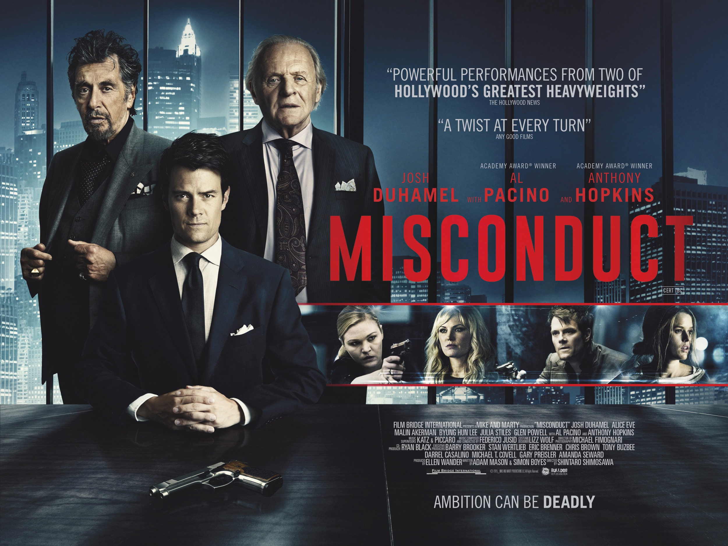 Misconduct - Full Cast & Crew - TV Guide