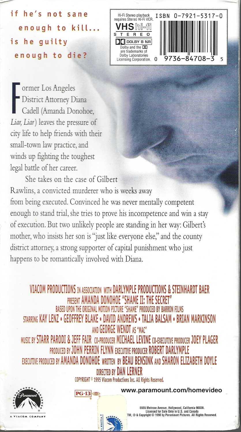 Shame II: The Secret - Where to Watch and Stream - TV Guide