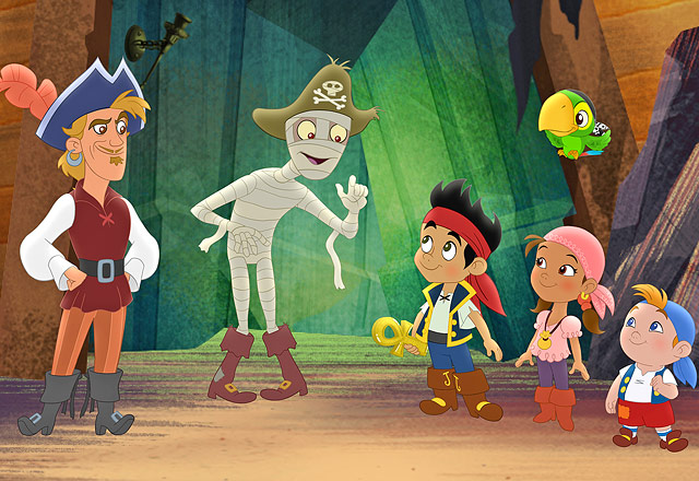 First Look: Jack McBrayer Turns Mummy for Jake and the Never Land ...