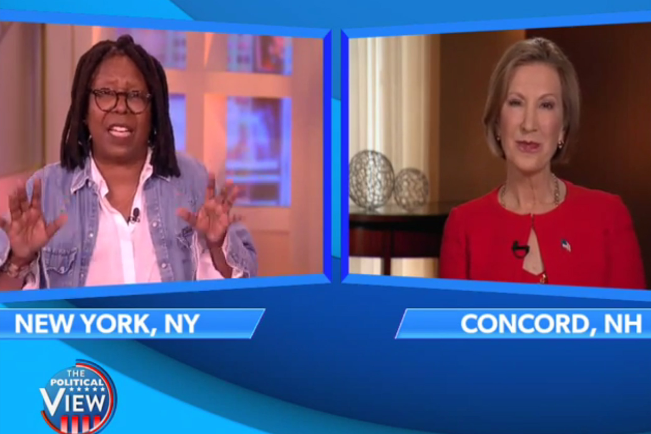 VIDEO: Carly Fiorina and The View Hosts Clash Over "Demented" Face ...