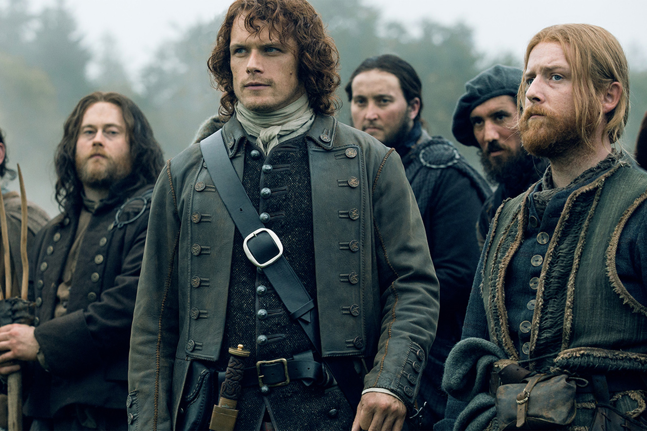 Outlander's Sam Heughan Met Stranger Things Star Millie Bobby Brown ...