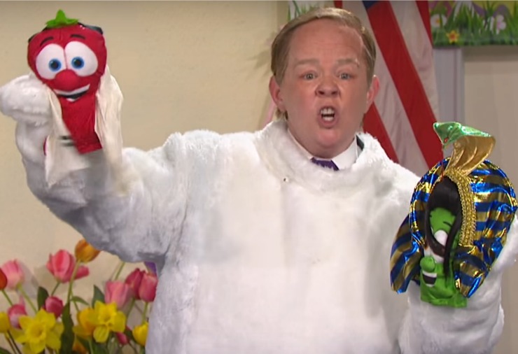 SNL: Melissa McCarthy's "Spicey" Parodies Sean Spicer in an Easter ...